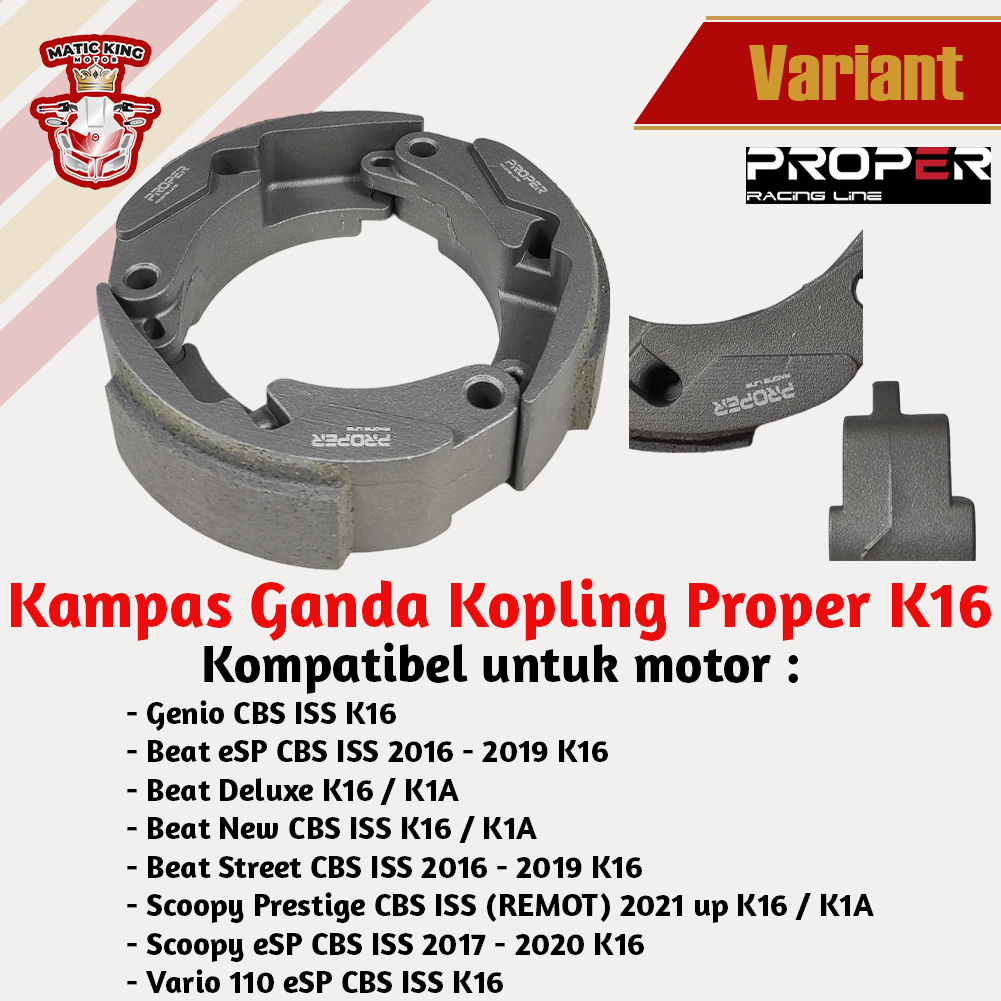 Jual Kampas Ganda Kopling Honda Genio Beat Deluxe Scoopy Vario 110 eSP Street Prestige CBS ISS ...