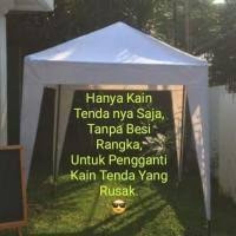 Jual atap tenda cafe 2x2 cover kain terpal tenda stand bazar murah ...