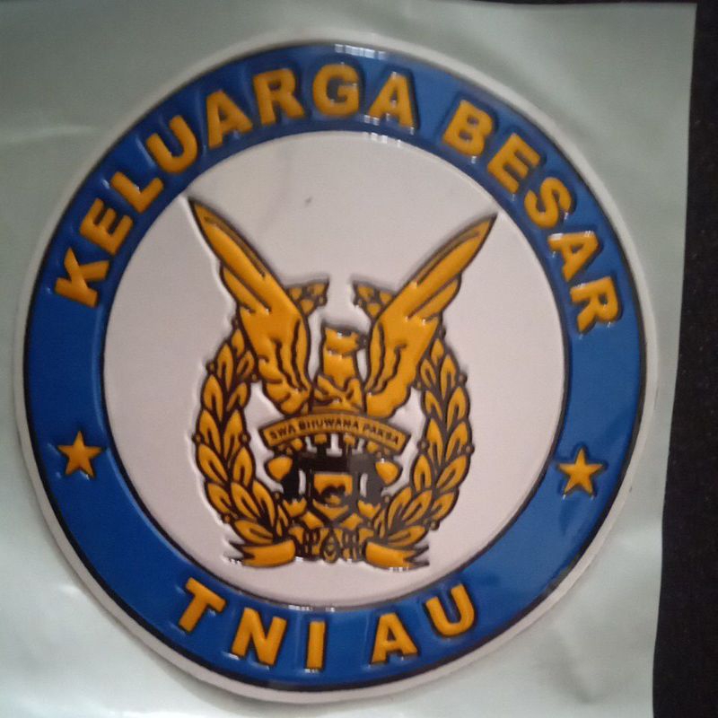 Jual Stiker embos logo TNI-AU bulat | Shopee Indonesia