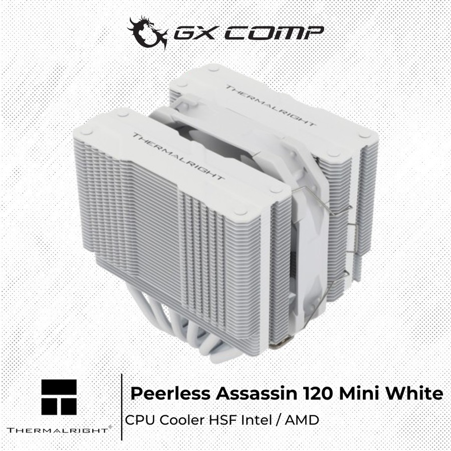 Jual THERMALRIGHT Peerless Assassin 120 Mini White | CPU Cooler 6 ...