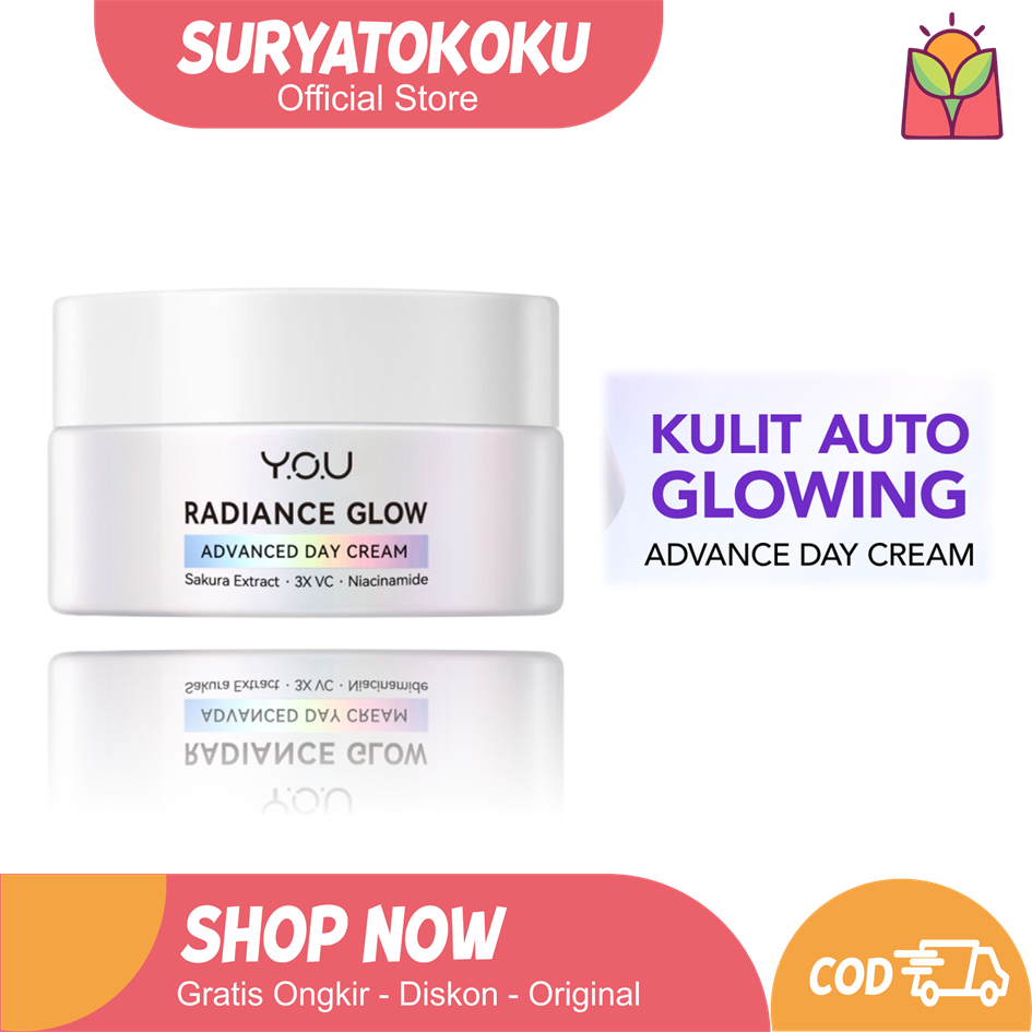 Jual YOU Radiance Glow Advanced Day Cream Brightening Vitamin C ...