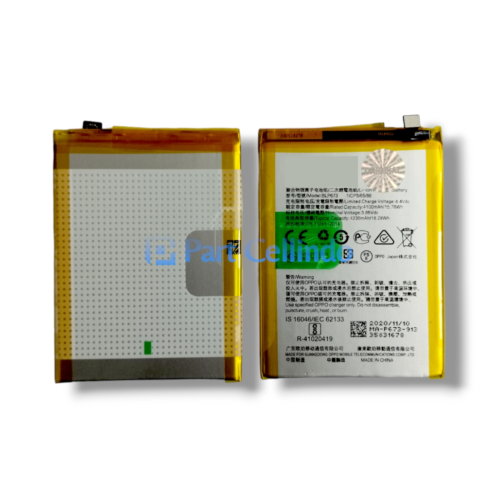 Jual BATERAI BATRE OPPO BLP673 A3S A5S A7 A11K A12 A31 ORIGINAL ...