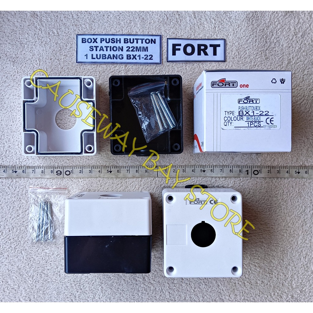 Jual Box Push Button STATION 22MM 1 LUBANG BX1-22 FORT | Shopee Indonesia