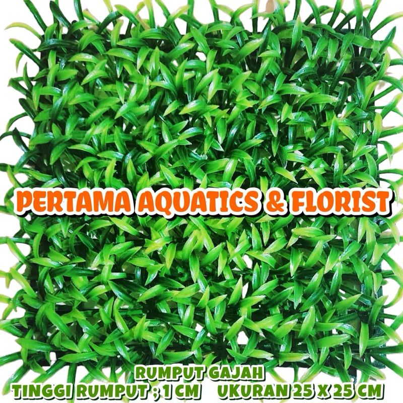 Jual (Silahkan Dipilih) RUMPUT HIJAU FULL 25X25 Cm/ RUMPUT PLASTIK ...