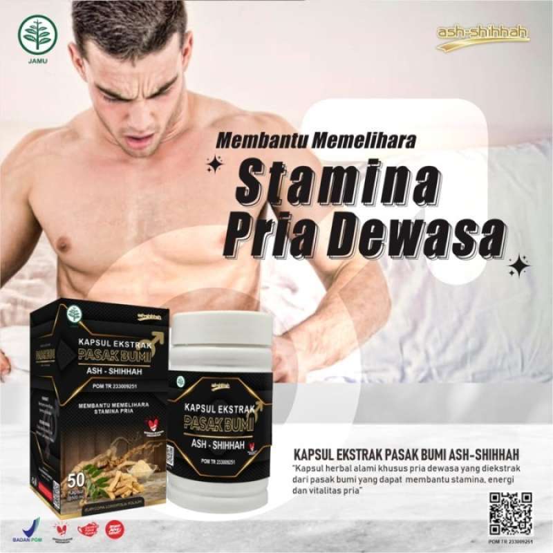 Jual Kapsul Pasak Bumi Original BPOM Obat Herbal Terapik Memelihara Stamina Pria Ash-Shihhah ...