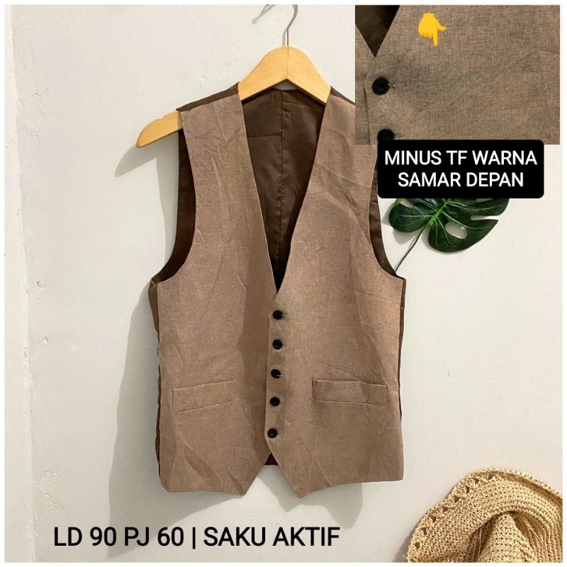 Jual Vest Blazer / Rompi Blazer / Vest Fashion | Shopee Indonesia