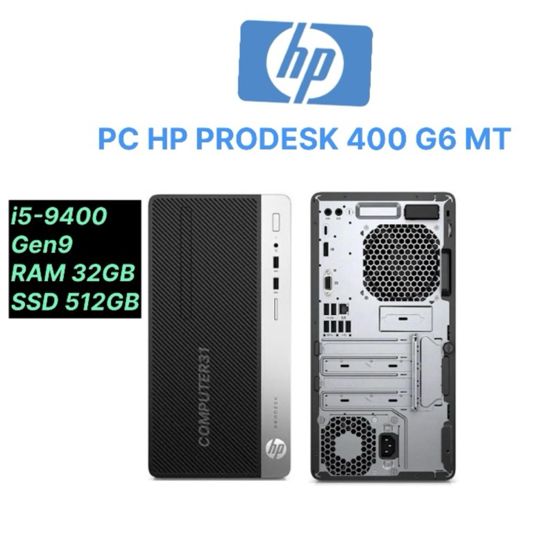 Jual CPU HP PRODESK core i5 9400 GEN9 RAM DDR4 32GB SSD 512GB+HDD 500GB ...