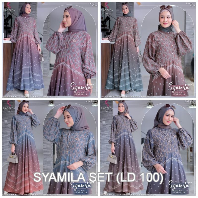 Jual SYAMILA SET / LD 100 / BY SHOFIYA | Shopee Indonesia