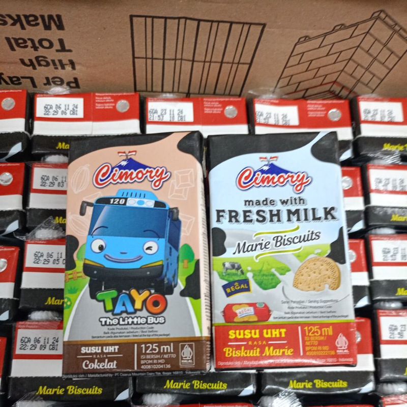 Jual Cimory uht fresh milk coklat/Regal 125ML | Shopee Indonesia