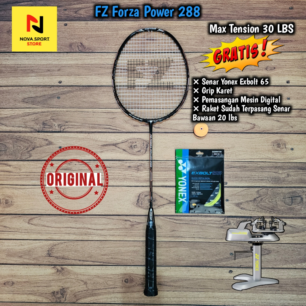Jual Raket Badminton Forza Power 288 | Shopee Indonesia