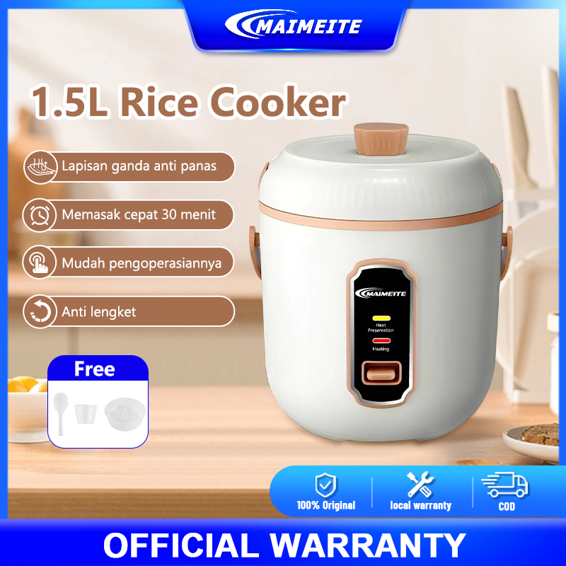 Jual MAIMEITE Rice Cooker Mini Magicom Magic com Mini 1.5Liter Multi ...