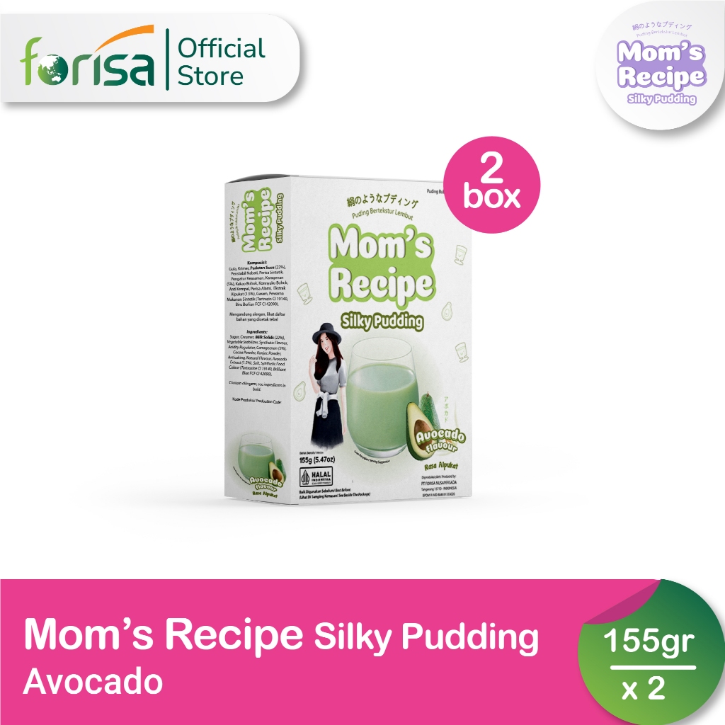 Jual Mom's Recipe Silky Pudding Rasa Avocado 155 gr 2 Box | Shopee ...