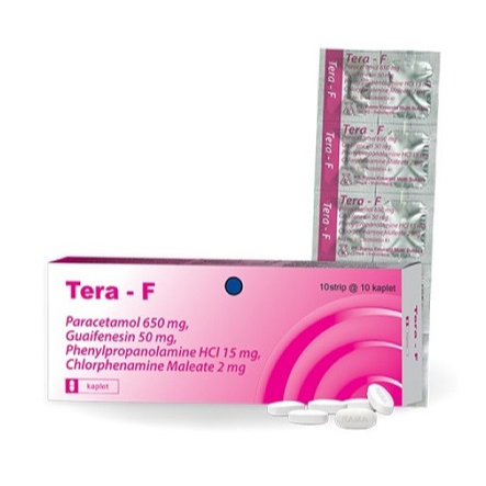 Jual Tera F Strip 10's Kaplet Rama / Obat Flu / Obat Demam / Obat Batuk ...
