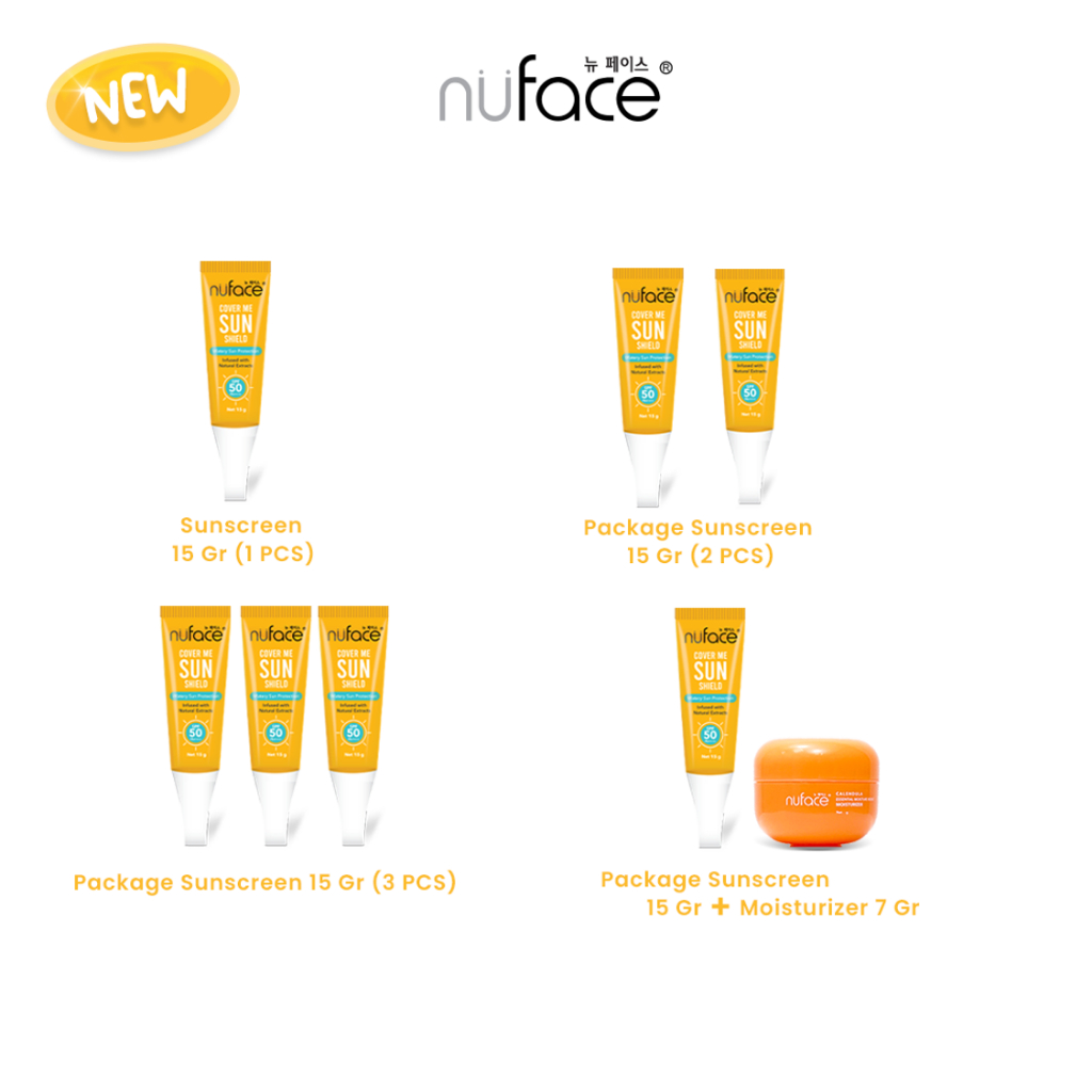 Jual Nuface Sunscreen Cover Me Sun Shield SPF 50 PA++++ 15gr | Shopee ...