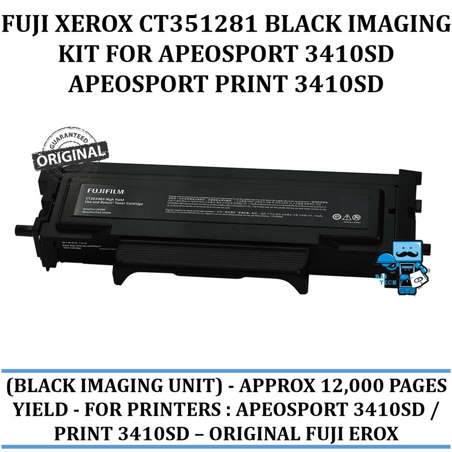 Jual FUJI XEROX CT351281 BLACK IMAGING KIT FOR APEOSPORT 3410SD ...