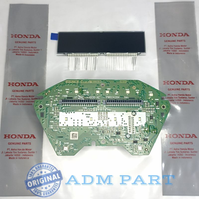 Jual mesin pcb lcd kaca layar speedometer spidometer honda vario 125/ ...