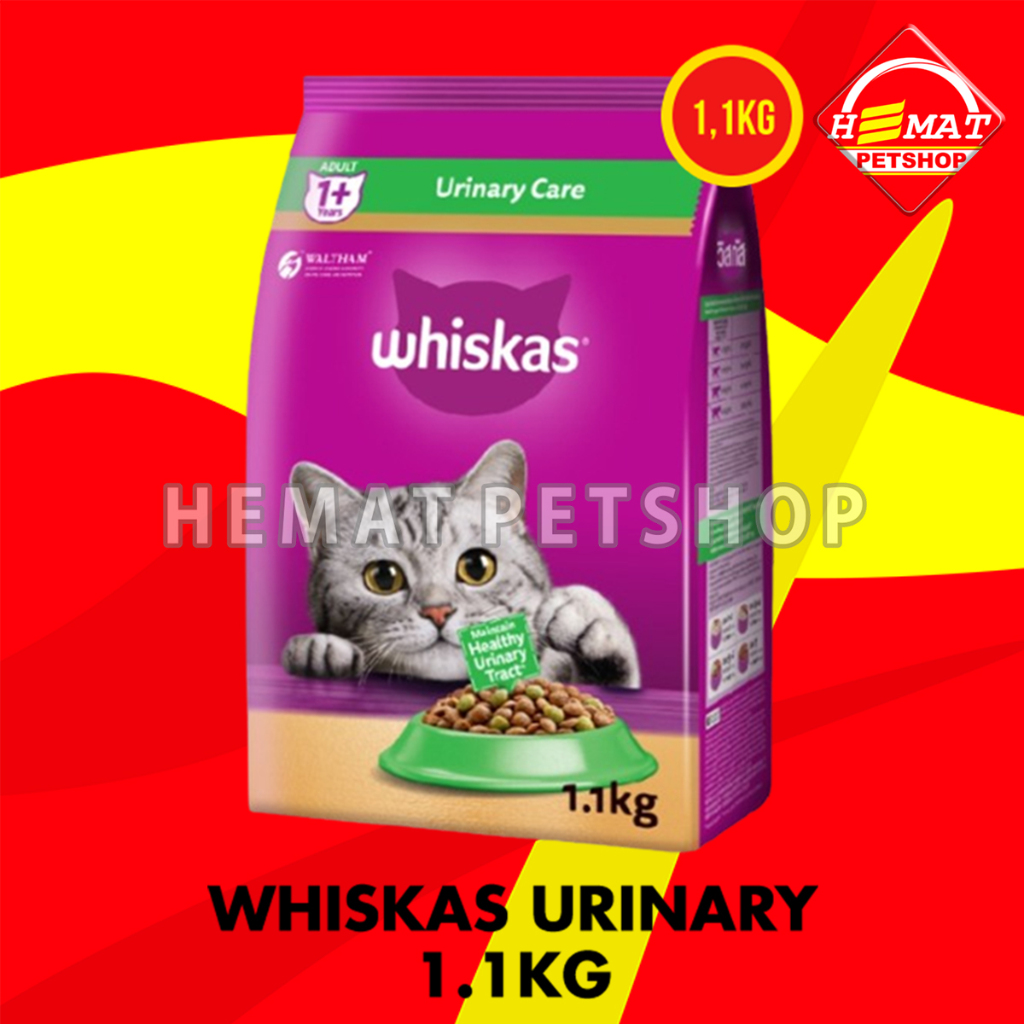 Jual Makanan Kucing Whiskas Urinary Care Cat Food Adult Dewasa 1.1 Kg ...