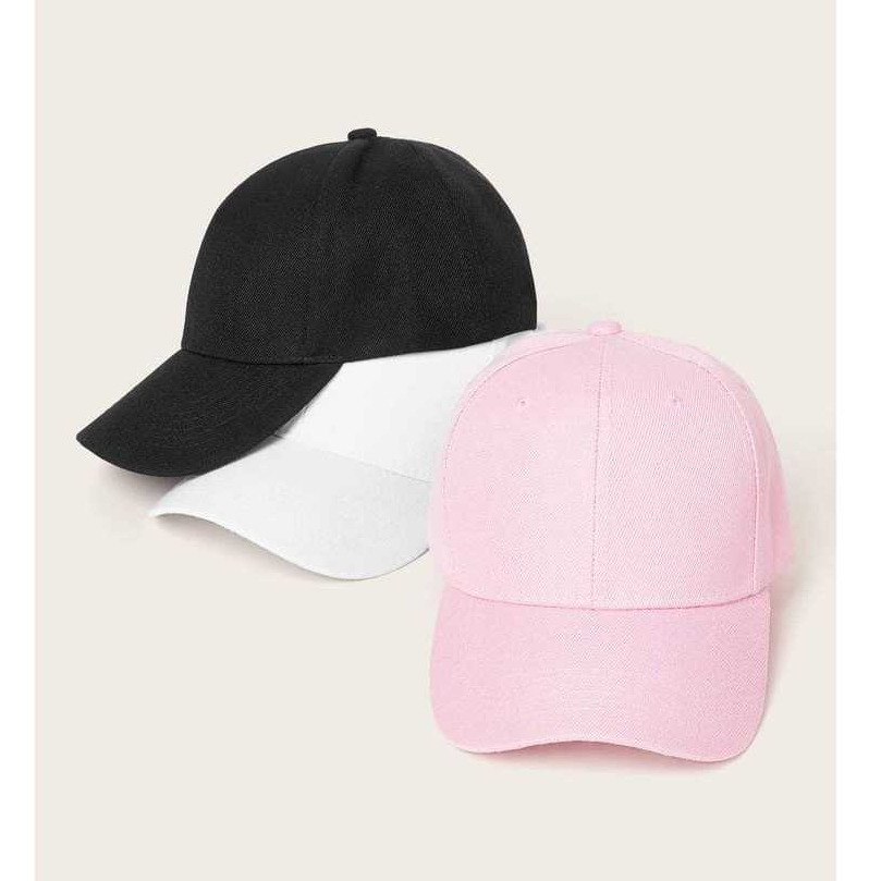 Jual [ TOPI POLOS HITAM ] Topi Polos Denim Tebal Enak Saat Dipakai All ...