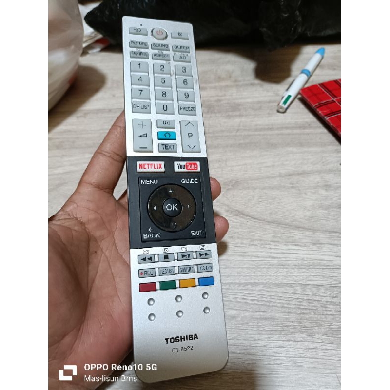 Jual REMOT TV THOSIBA TIPE 49U4750VM ORYGINAL SEKEN EK TV RSK LAYAR ...