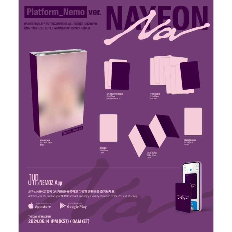 Jual PO TWICE NAYEON THE 2nd MINI ALBUM - NA (Platform Nemo ver.) [BACA DESKRIPSI PRODUK ...