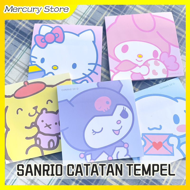 Jual Kertas Sticky Notes Sanrio Kuromi ISI 50 LEMBAR KUROMI SANRIO ...