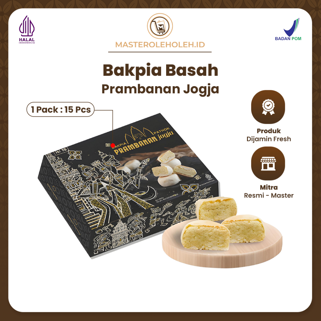 Jual Bakpia Pathok Prambanan Jogja Bakpia Basah Isi 15 Oleh Oleh Khas Yogyakarta Shopee Indonesia