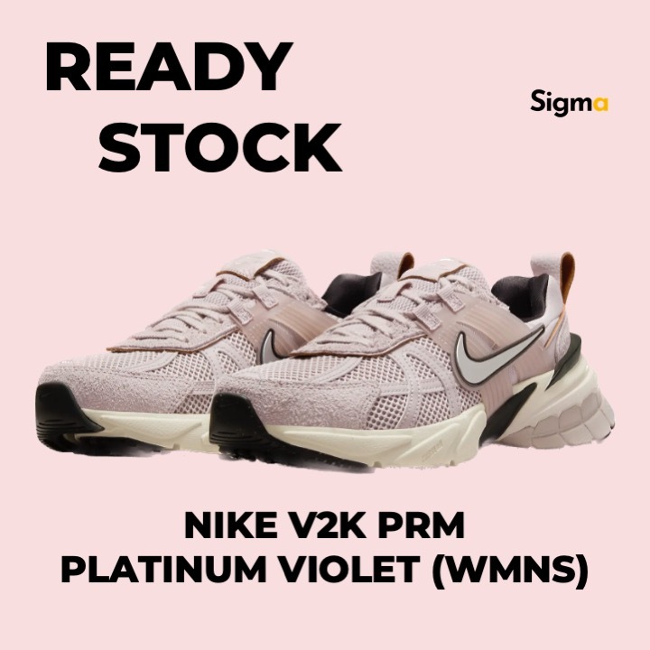 Jual Sneakers Nike V2K Run PRM Platinum Violet (WMNS) | Shopee Indonesia