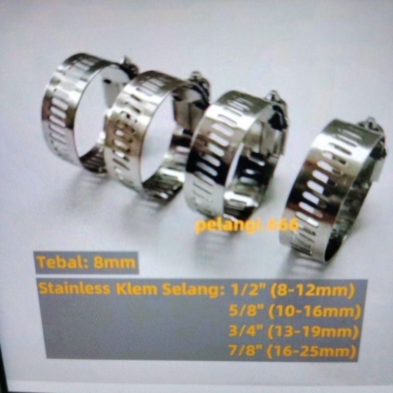 Jual klem selang besi bulat 1 inci | Shopee Indonesia