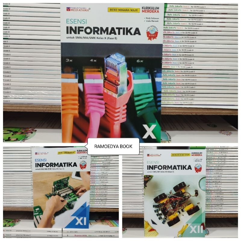 Jual Buku Informatika SMA/MA kelas X, XI XII Kurikulum Merdeka MEDIATAMA | Shopee Indonesia