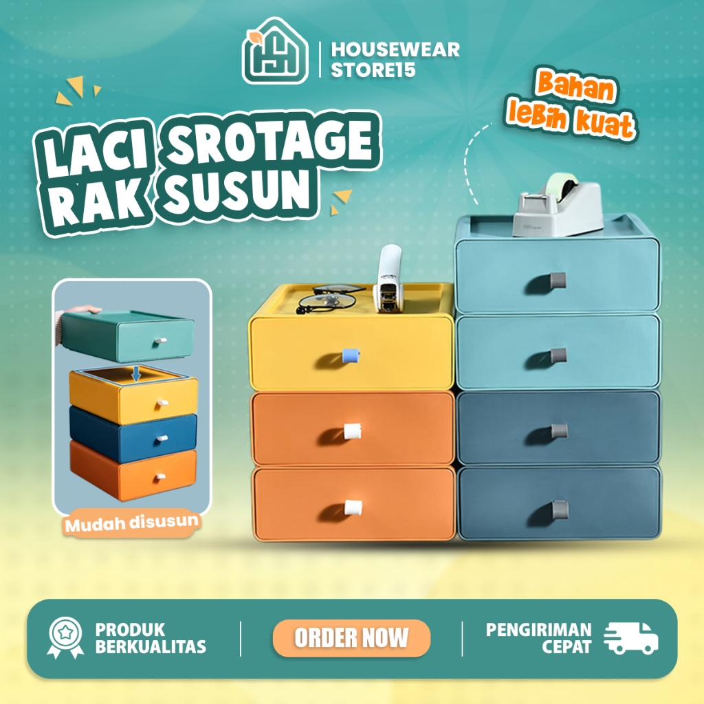 Jual LACI STORAGE BOX SUSUN / LACI KOSMETIK PORTABLE / KOTAK ...