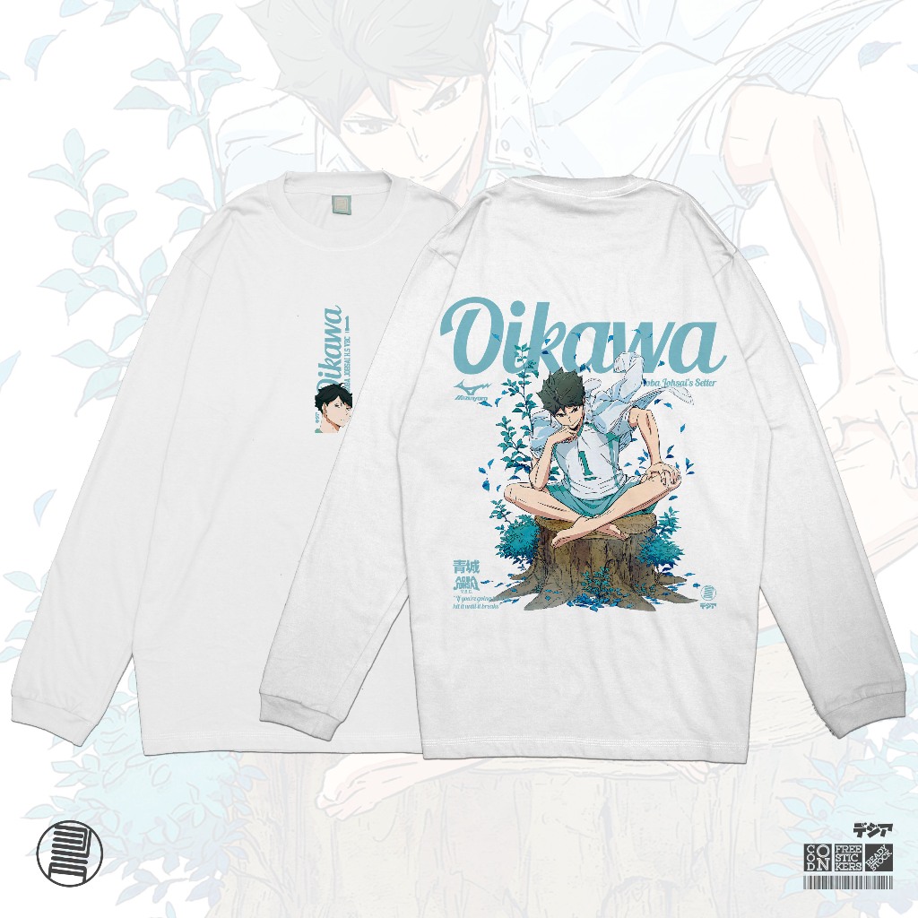 Jual Longsleeve Kaos Oikawa Tooru Aoba Johsai Seijoh Haikyuu Volleyball ...