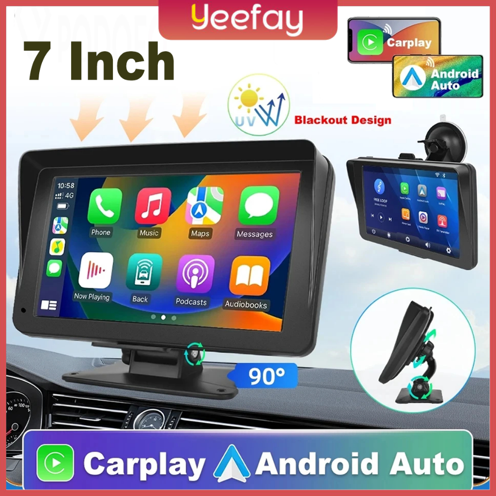 Jual Head Unit Android 7 inch Layar Sentuh Radio Mobil Pemutar Video Multimedia Carplay+Android ...