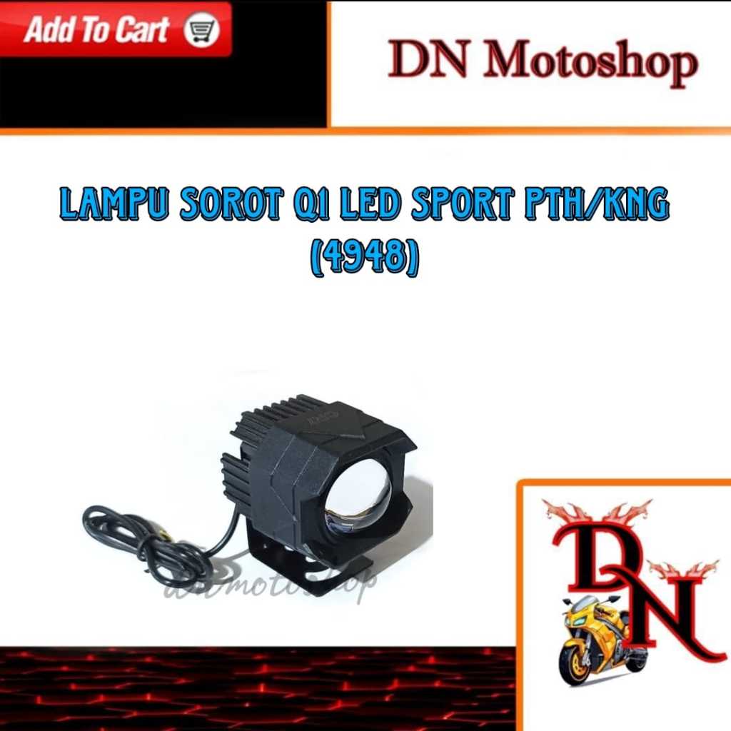 Jual Lampu Sorot Q1 Led Sport Putih/Kuning | Shopee Indonesia