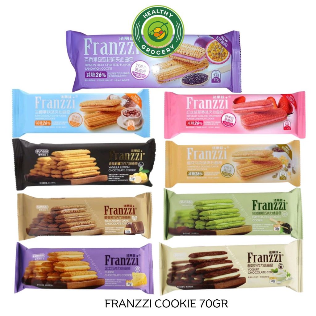 Jual Franzzi Cookie 70gr All Varian EXP BARU / Biskuit Kukis Isi Krim ...