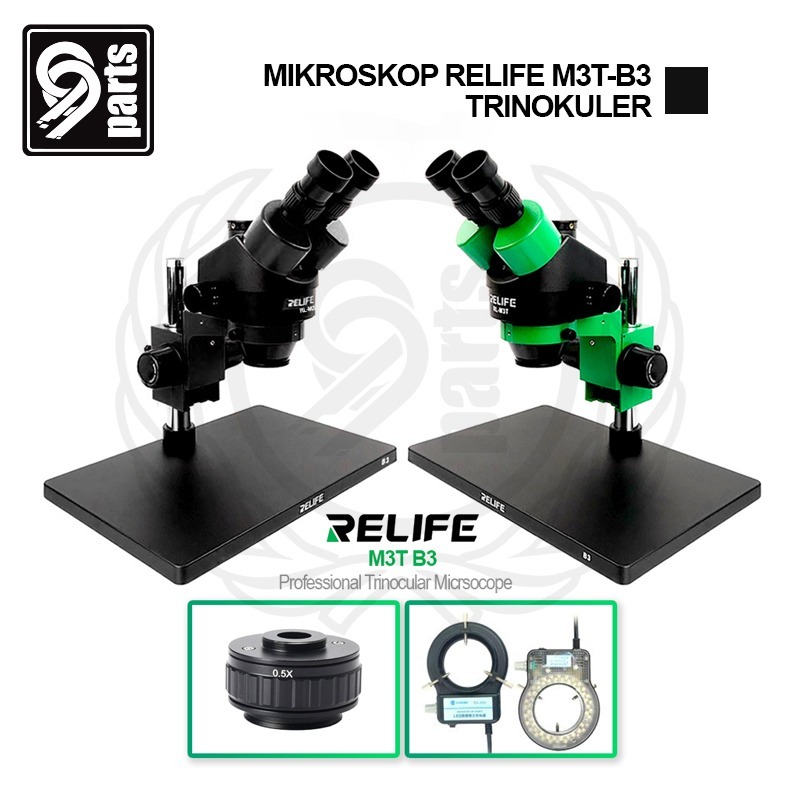Jual Mikroskop Trinokuler Relife M3T-B3+LED / Mikroskop Digital Ways TC ...