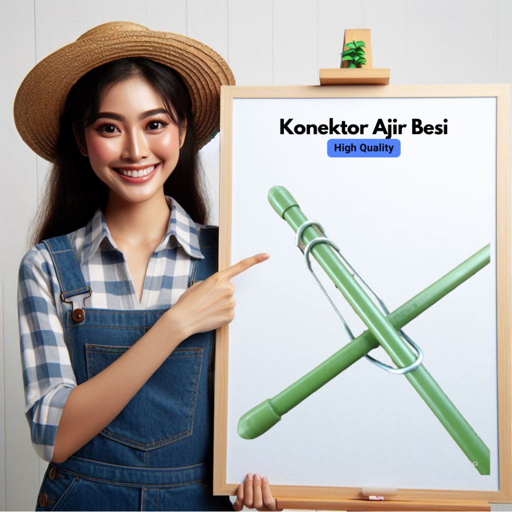 Jual Konektor Metal Fitting Ajir Tanaman 11 mm Berbahan Besi Galvanis ...