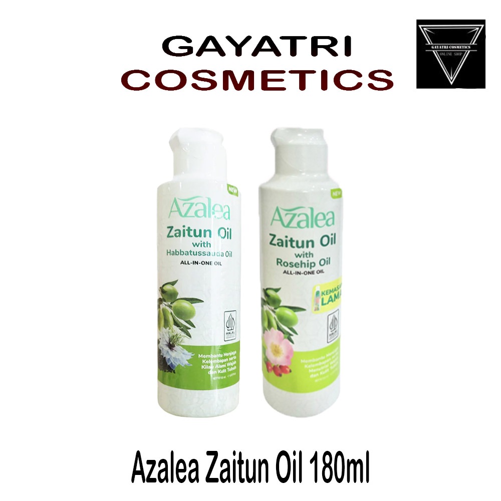 Jual Azalea Minyak Zaitun Oil With Habbatussauda/Rosehip oil 75/150ml ...