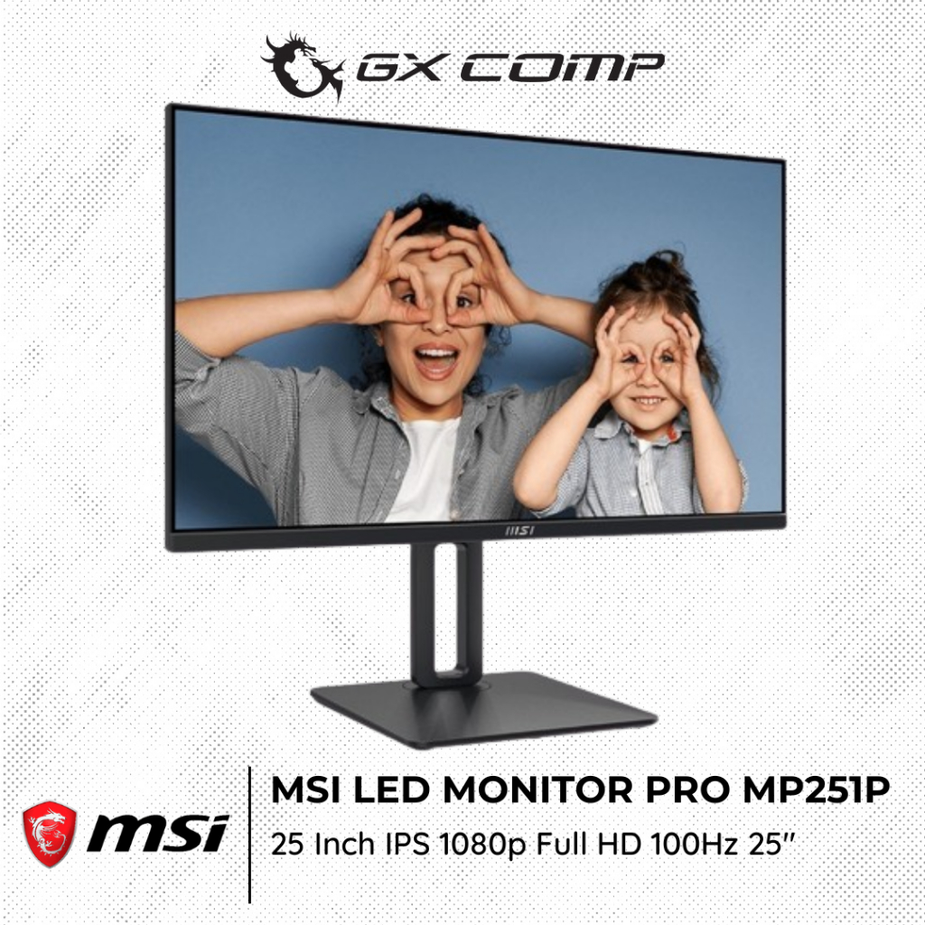 Jual MSI LED MONITOR PRO MP251P | 25 Inch IPS 1080p Full HD 100Hz 25 ...