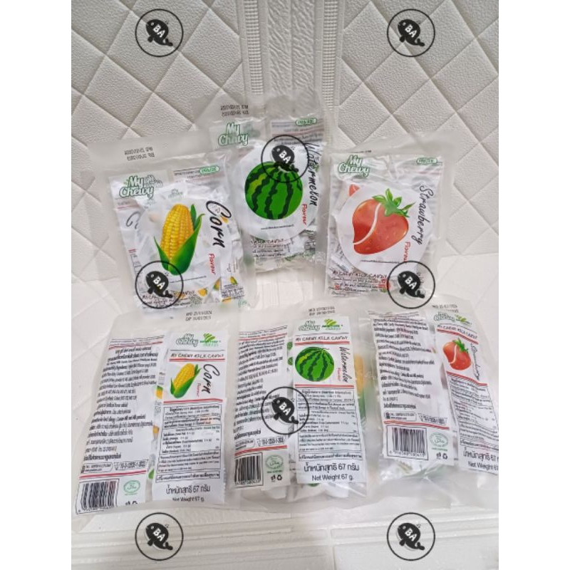 Jual CANDY MILK PERMEN STRAWBERRY MY CHEWY (HALAL) /MY CHEWY/ ORI ...