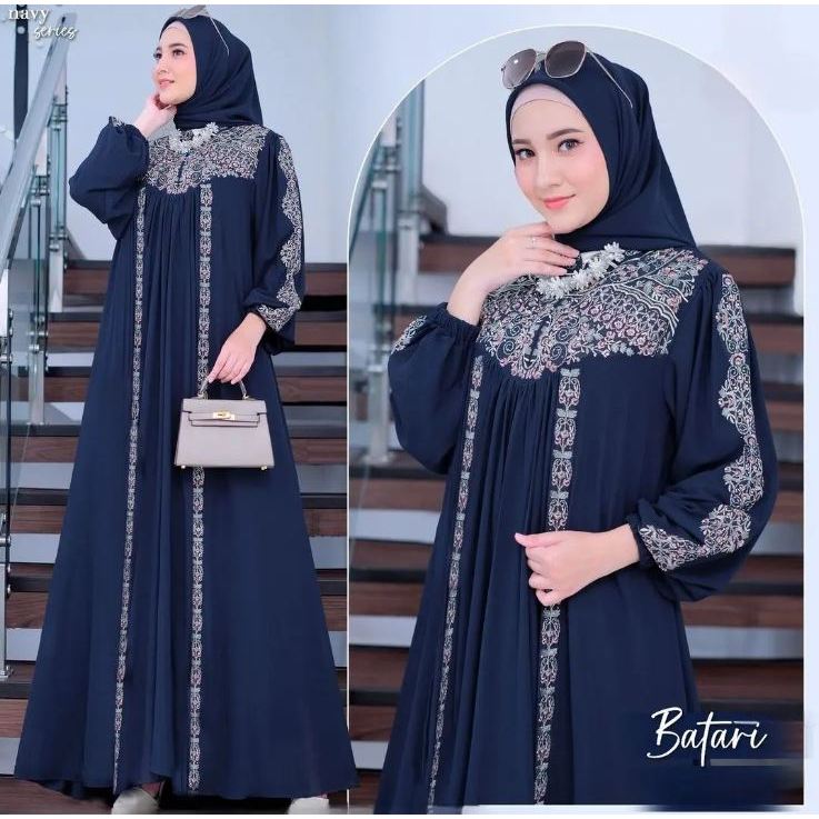 Jual BATARI DRESS DENGAN BAHAN : CERUTY BABYDOL FULL PURING //COCOK ...