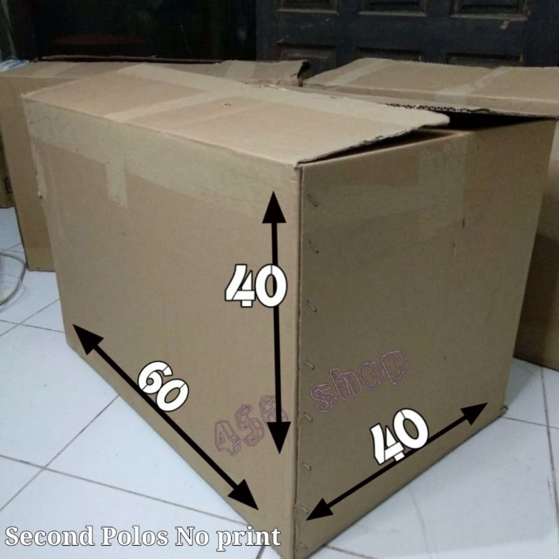 Jual Kardus Polos Besar 60x40x40 1ply Bekas Jumbo Kardus Packing Kardus ...