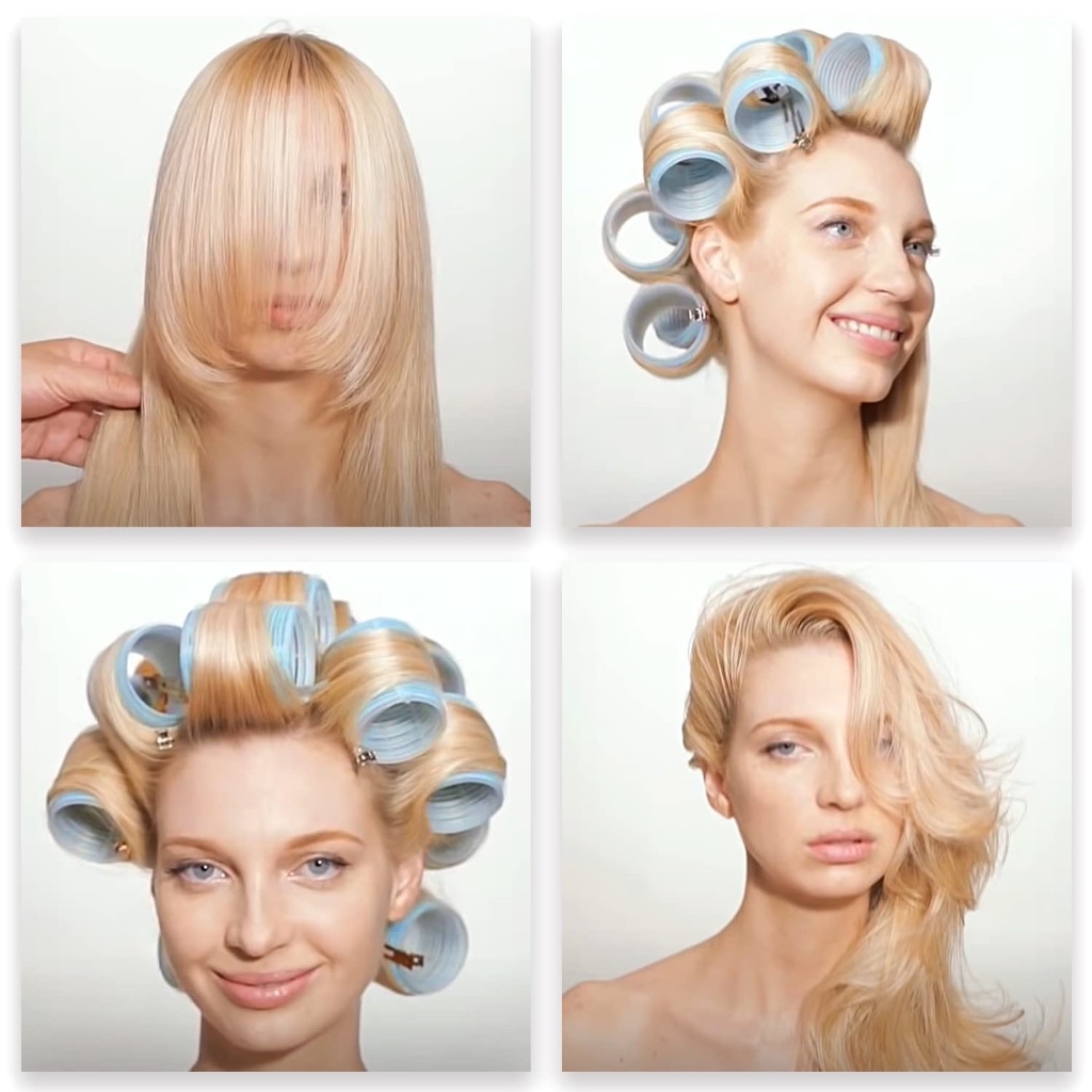 Jual VELCRO ROLLERS BLOWOUT HAIR CURL HEATLESS BIG SIZE 50MM / 5CM ...