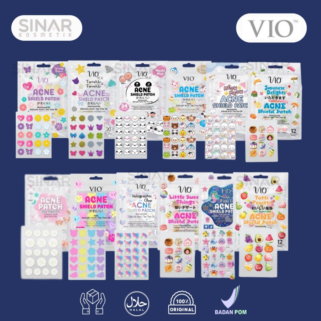 Jual Vio Acne Pimple Shield Patch - Nose Strip / Meow / Zodiac / Petite ...