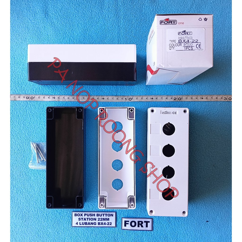 Jual Box Push Button STATION 22MM 4 LUBANG BX4-22 FORT | Shopee Indonesia
