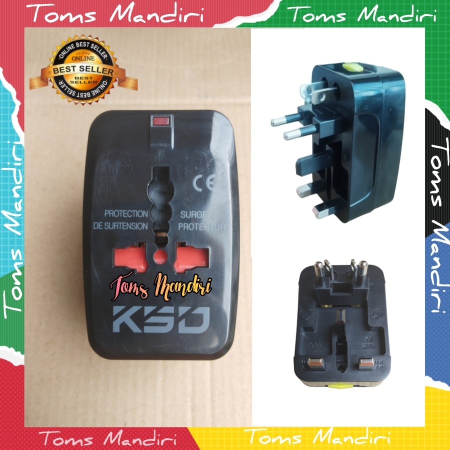 Jual Universal Travel Adaptor/Colokan Steker Listrik Multi ...