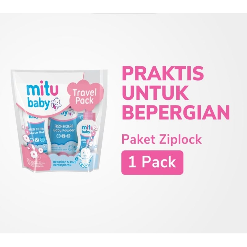 Jual MITU BABY TRAVEL PACK 4IN1 ZIPLOCK | Shopee Indonesia