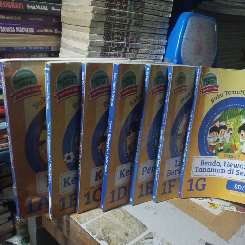 Jual BUKU TEMATIK TERPADU UNTUK SD KELAS 1 TEMA 1A, 1B,1C,1D,1E,1F,1G EDISI REVISI K13 PENERBIT ...