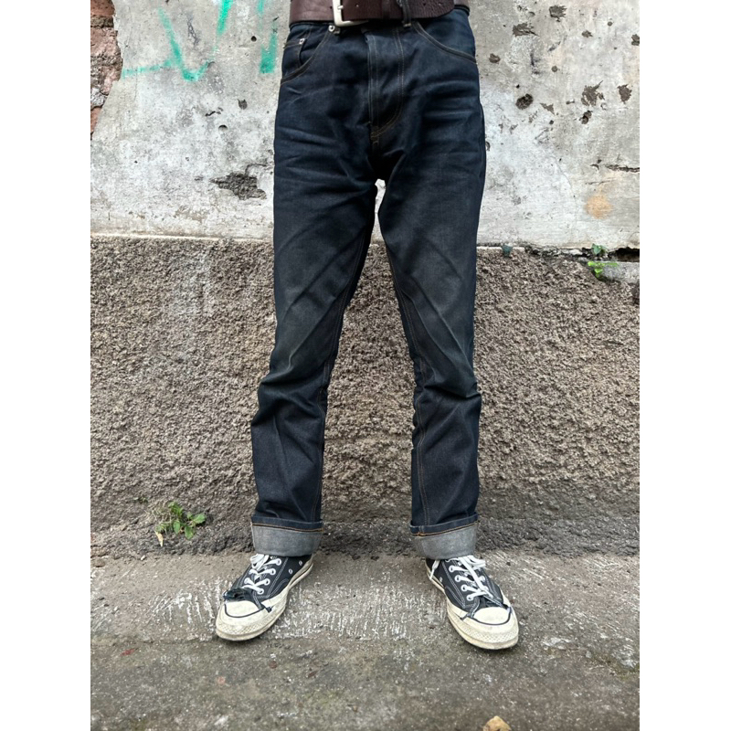 Jual Fuji 1995 X Distin Denim Black Indigo 15.5 OZ | Shopee Indonesia