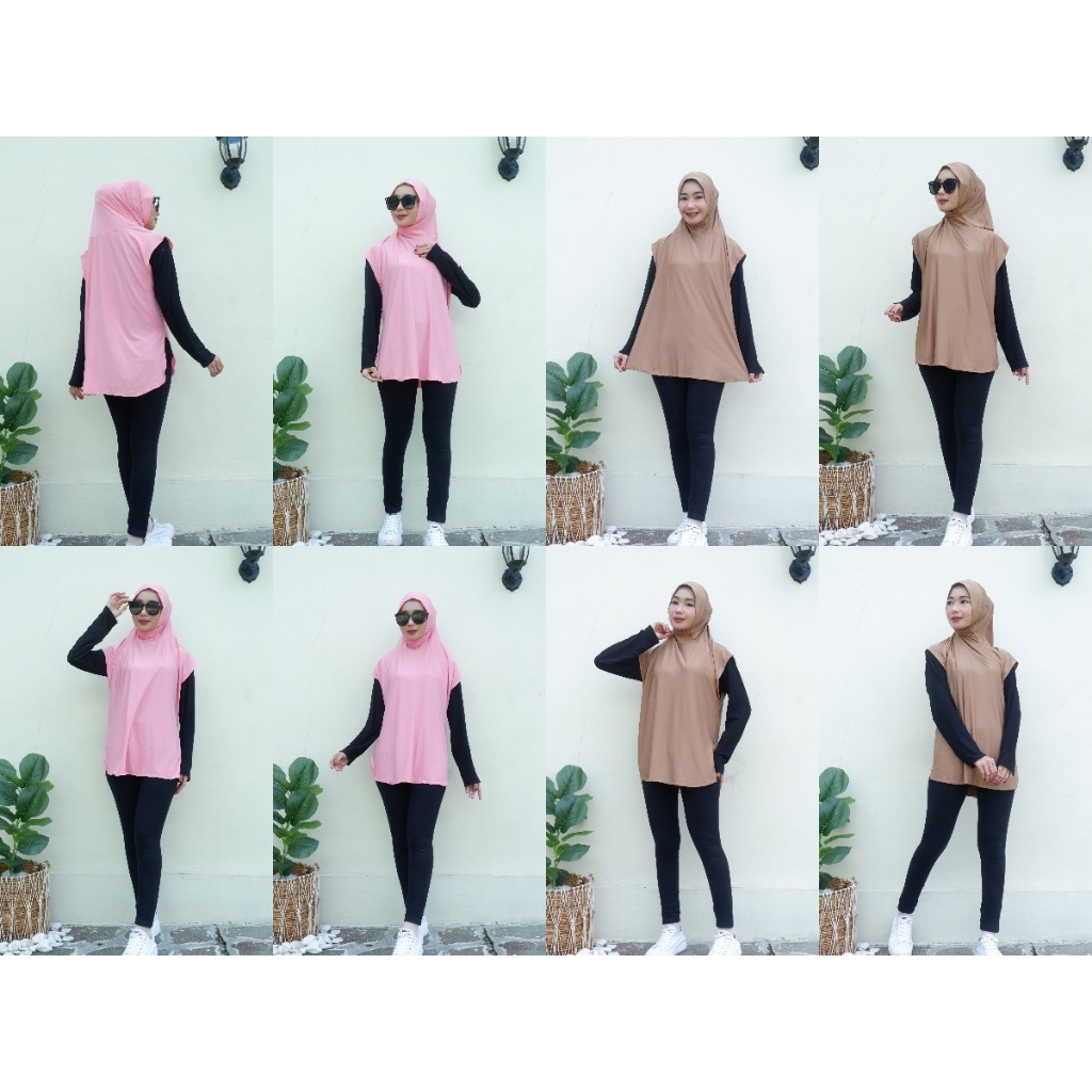 Jual Hijab Rompi Instan Sporty Full Varla (Hijab Aktifity) ootd hijab ...