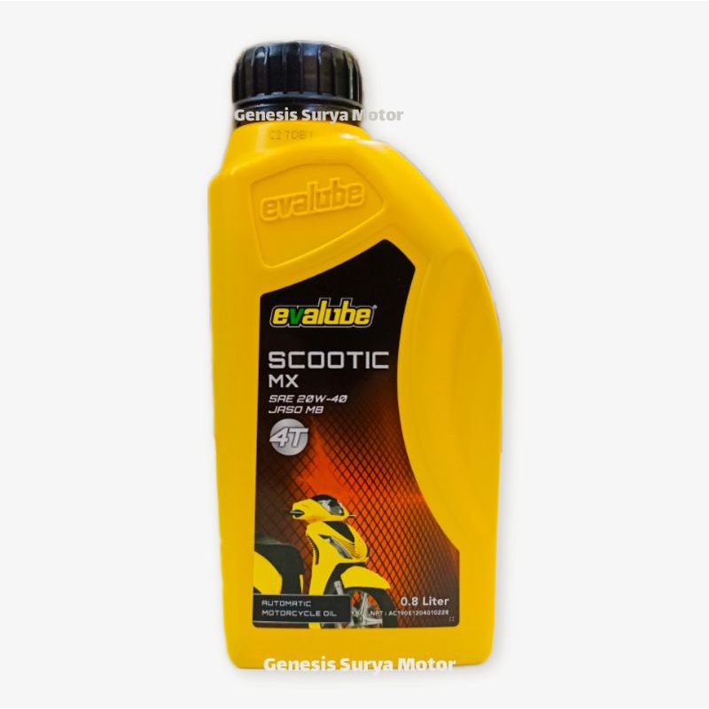 Jual Evalube Scootix MX 20W40 08LT ALL MOTOR MATIC | Shopee Indonesia